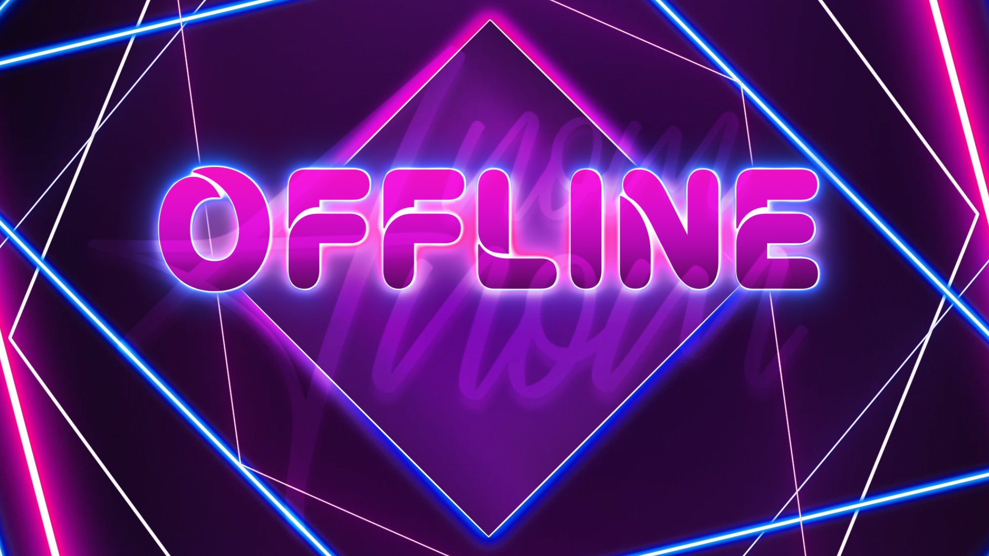 Animated Neon Purple Pink Twitch Bundle Stream Screens | Etsy
