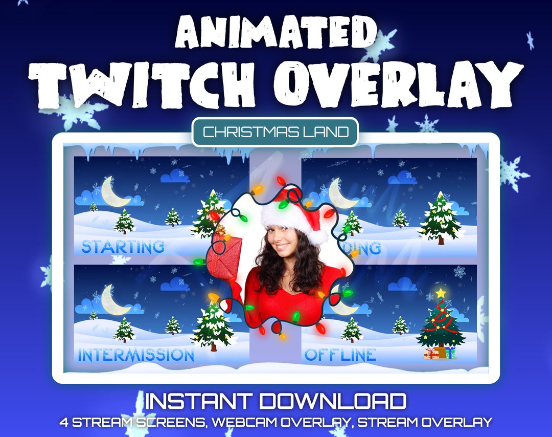 Animated Christmas Tree Snow Streamer Bundle - Etsy