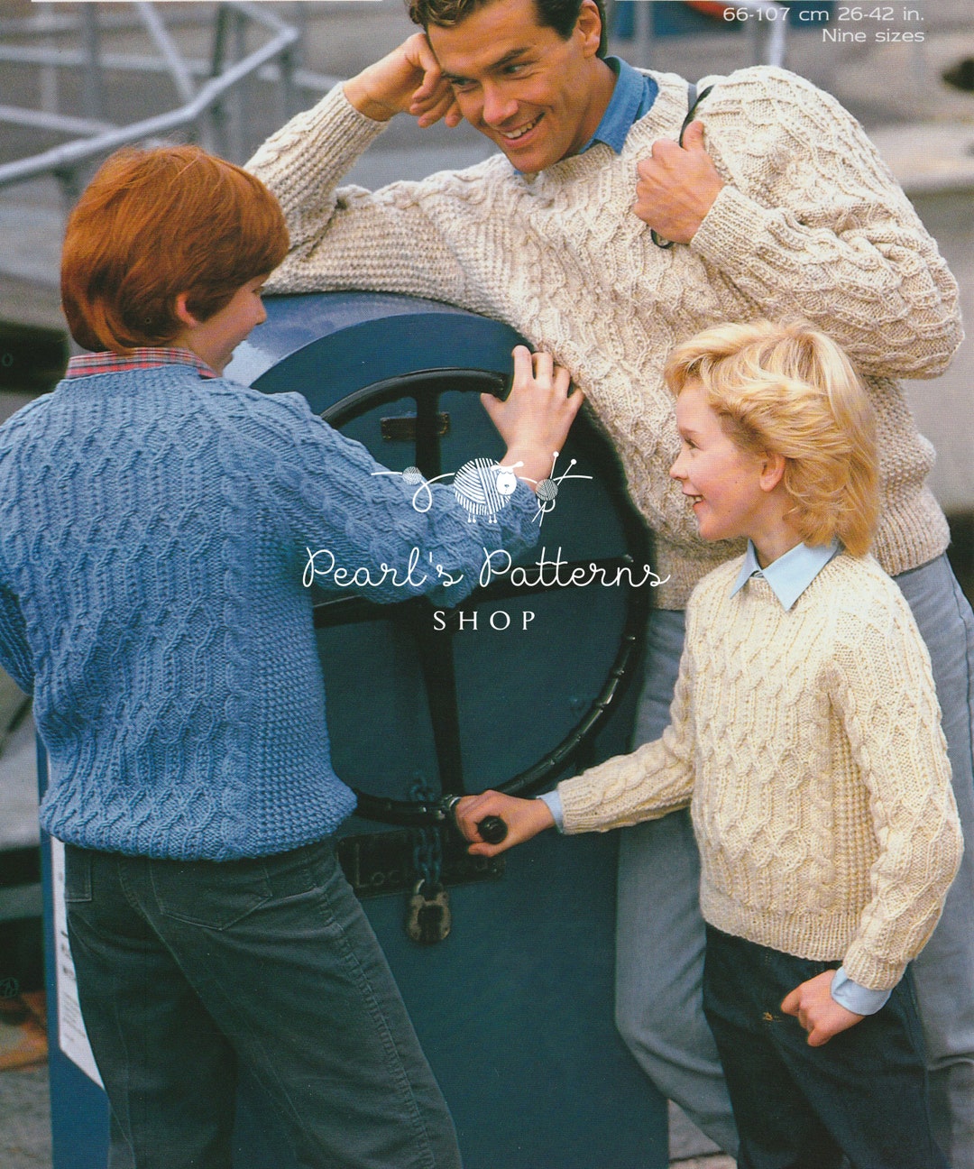 Knitting Pattern Mens / Boys Aran Classic Raglan Sweater PDF - Etsy