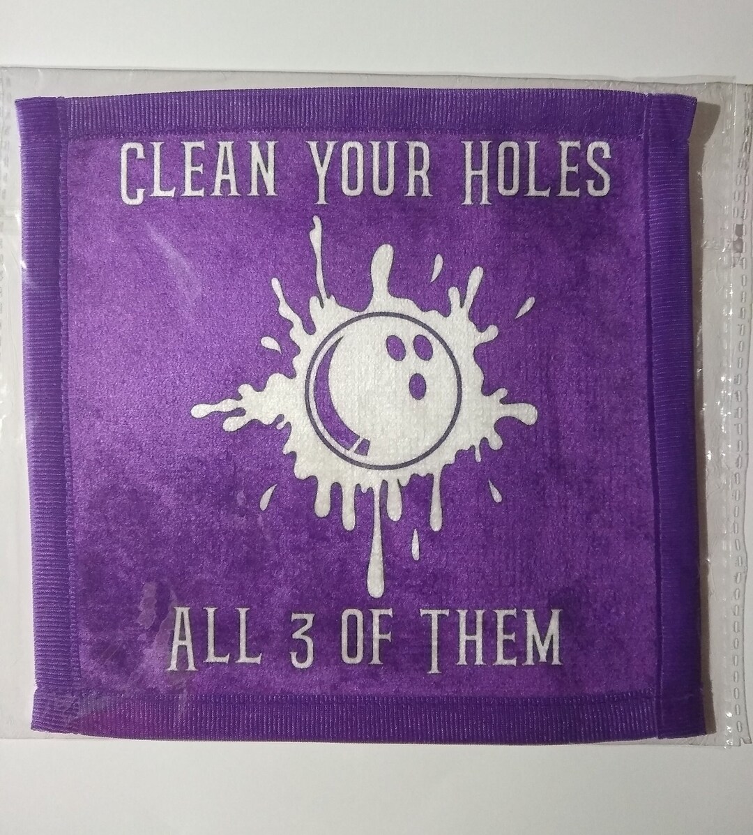 Funny Bowling Towels - Clean Your Holes - Etsy