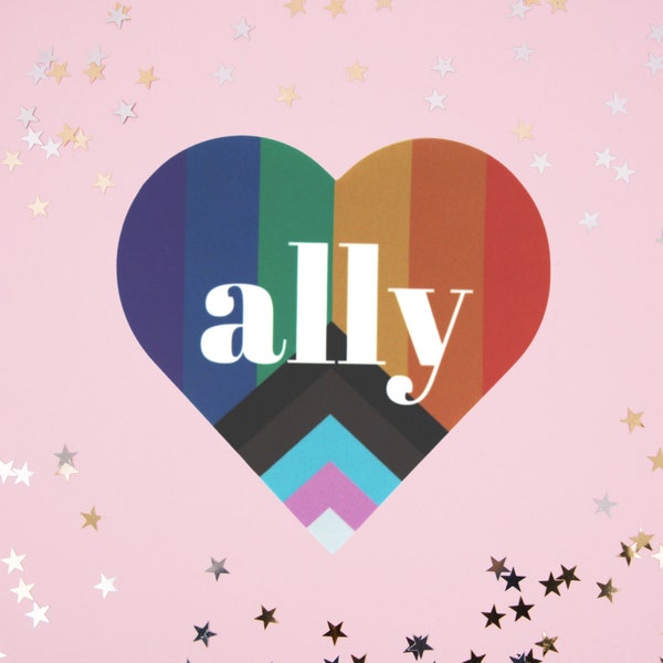 Lgbtq Ally Sticker - Etsy