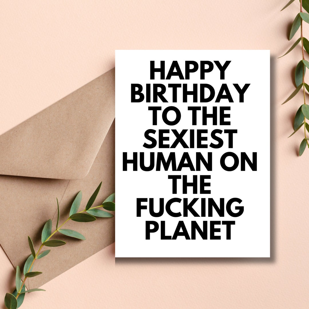 Raunchy Birthday Card | Dirty Birthday Card | Cheeky Birthday Card for ...