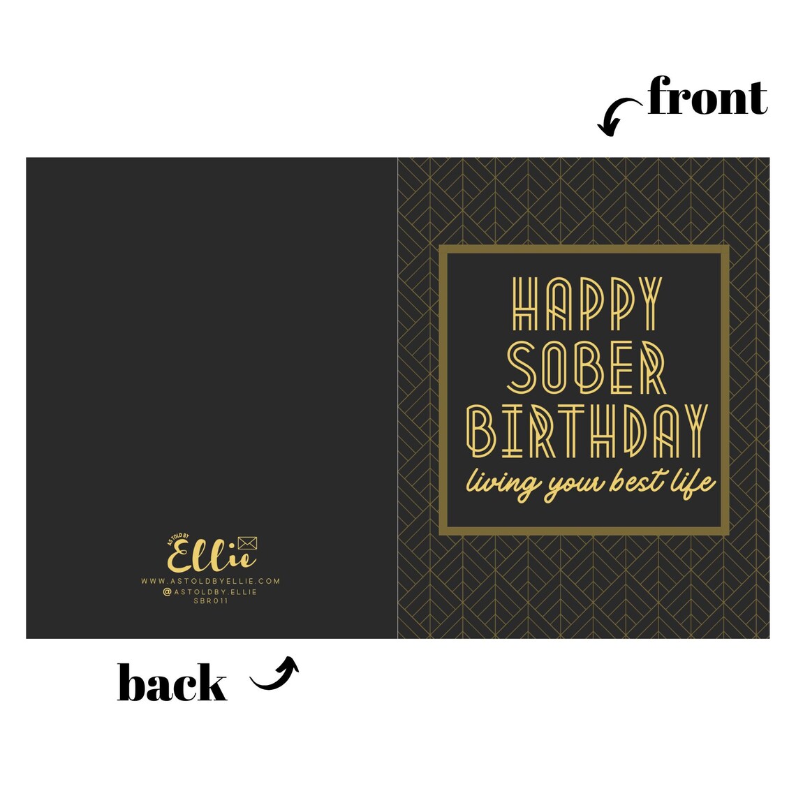 Happy Sober Birthday Card Recovery Birthday Card Sobriety - Etsy Happy Sober Birthday Card Recovery Birthday Card Sobriety - Etsy