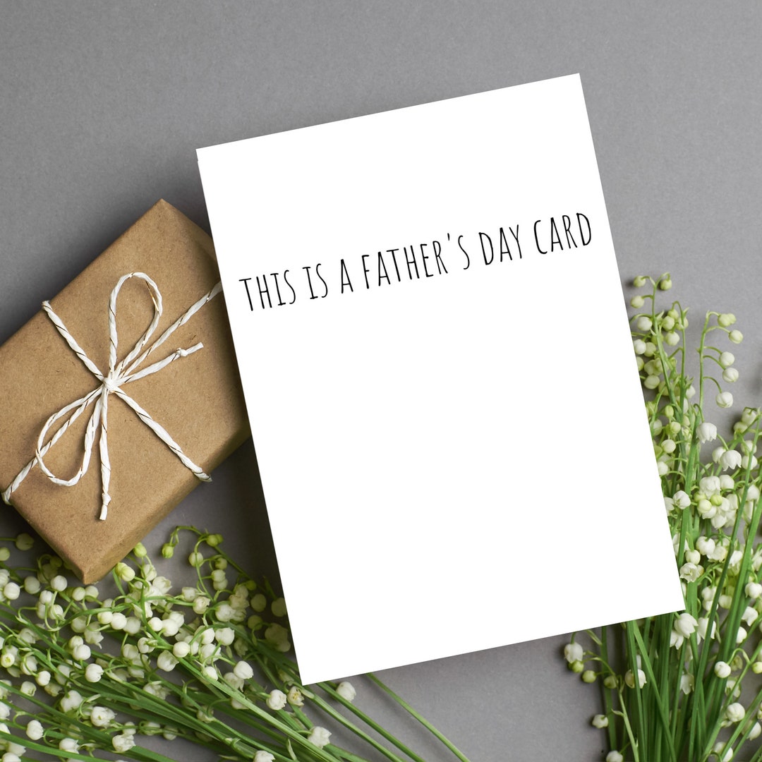 Hilarious Fathers Day Cards, Sarcastic Card for Dad, Funny Fathers Day ...