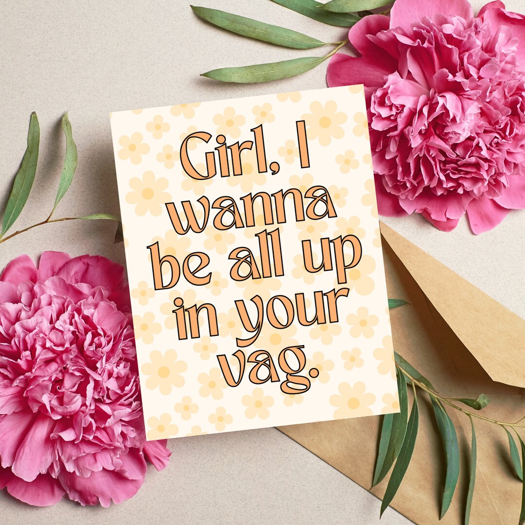 Raunchy Card for Her Dirty Gift for Girlfriend or Wife Kinky Card Sex ...