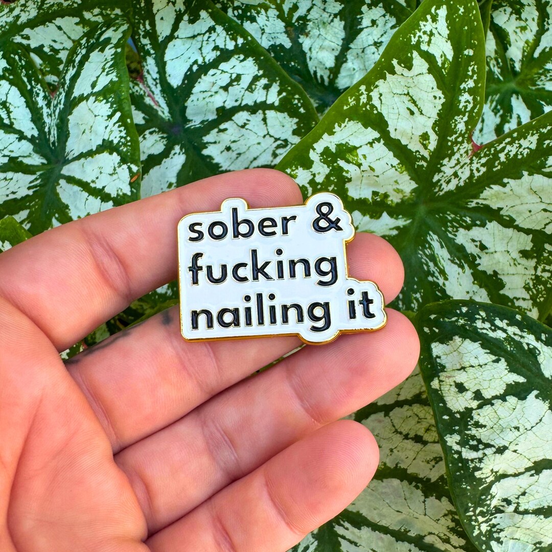 Sobriety Enamel Pin, Sober Gifts for Women, Sobriety Gift for Men, Gift ...