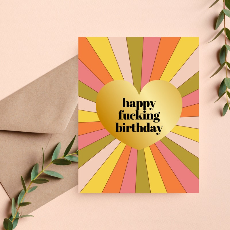 Happy Fucking Birthday Etsy