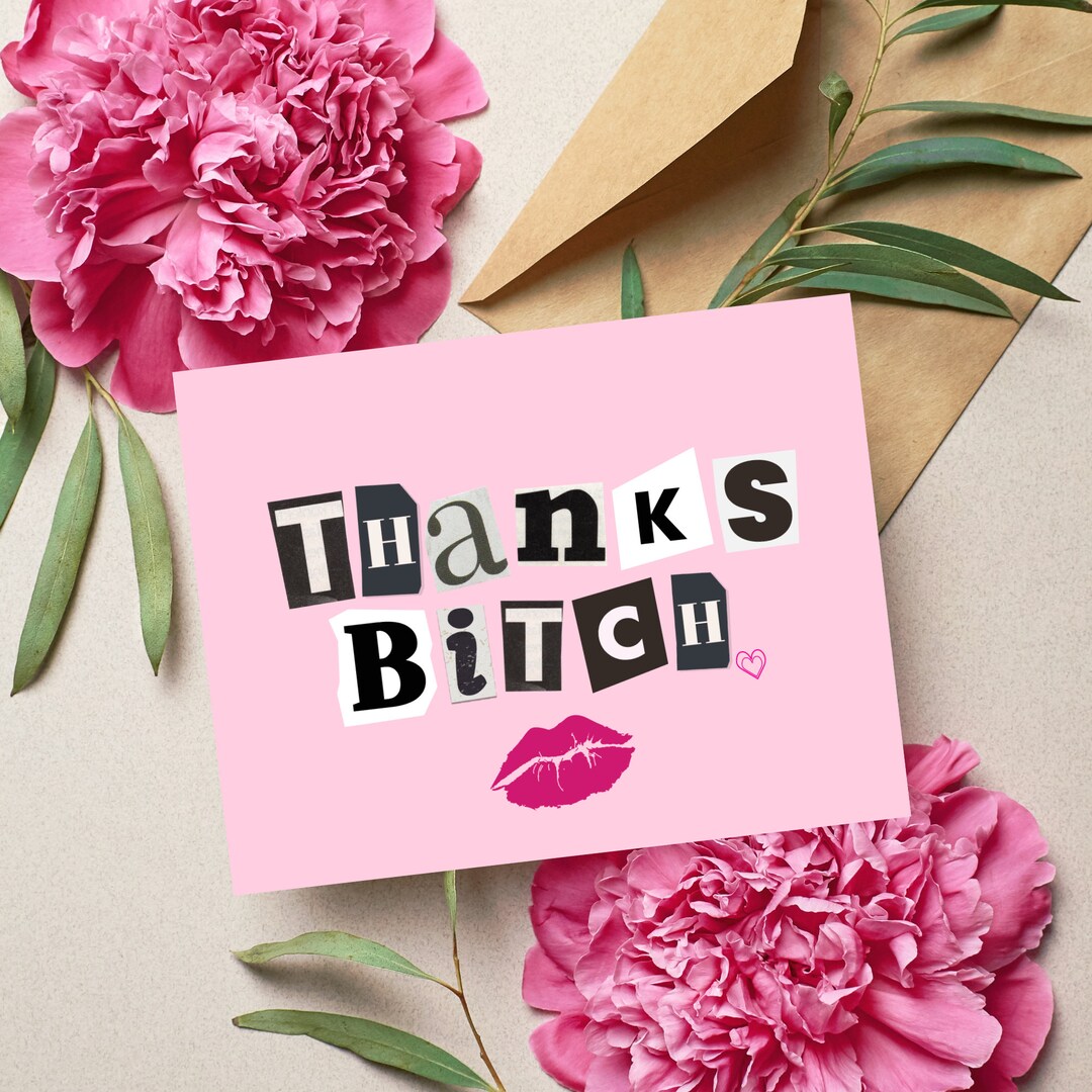 Cheeky Thank You Card | Snarky Thank You Card | Sassy Thank You Card ...