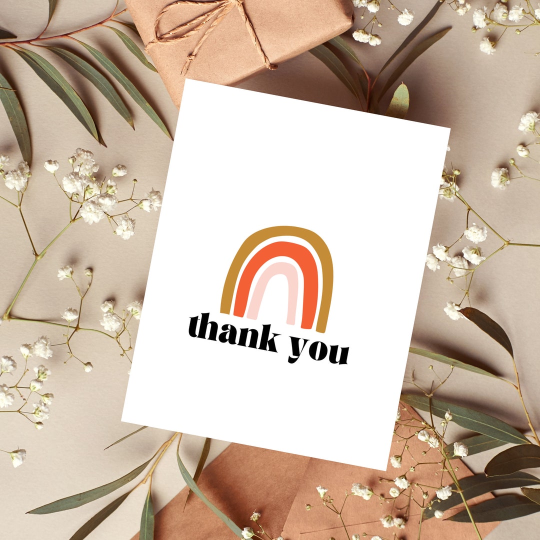 Cute Thank You Card | Adorable Thank You Gift | Cute Appreciation Gift ...