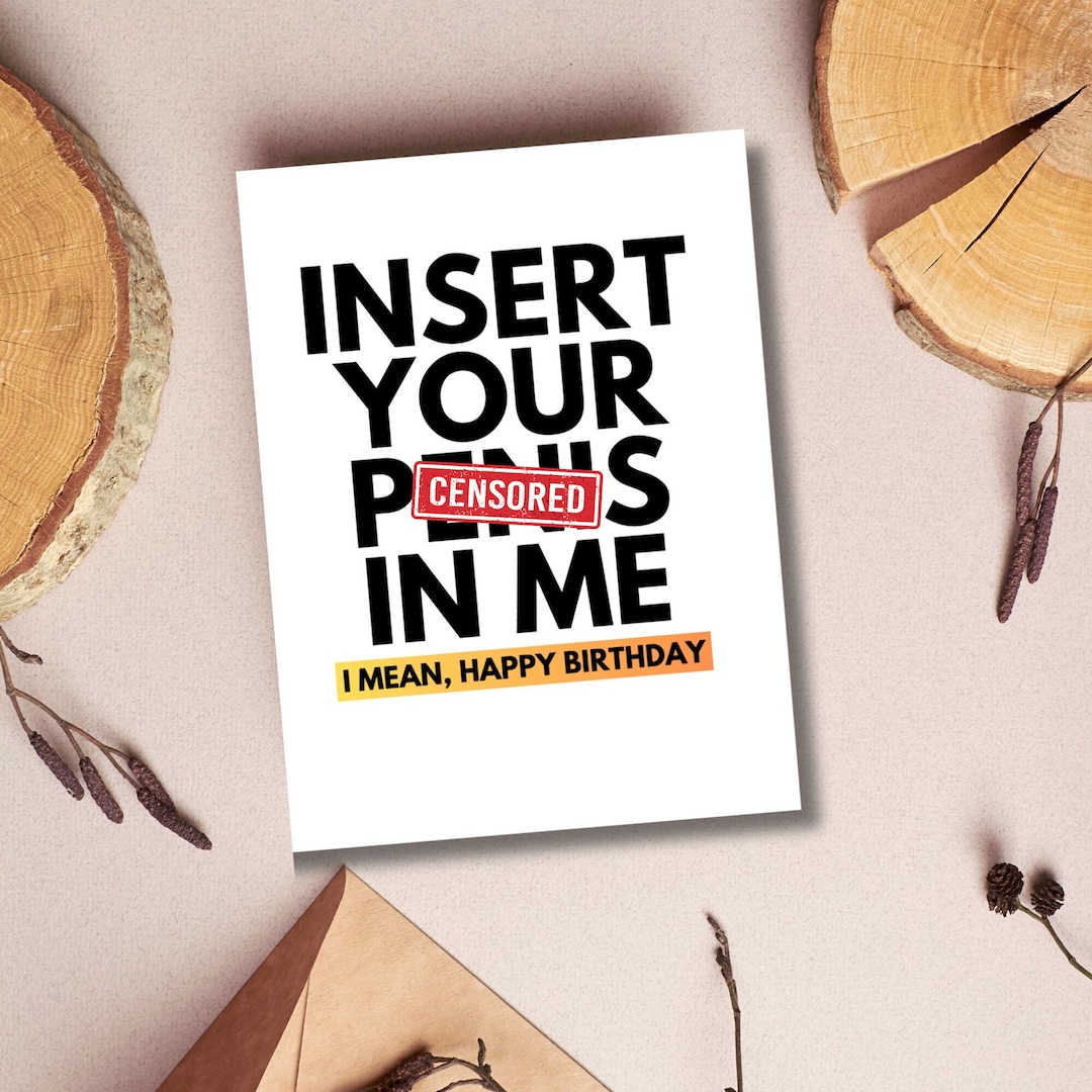 Dirty Birthday Card for Him | Raunchy Birthday Card for Boyfriend or ...