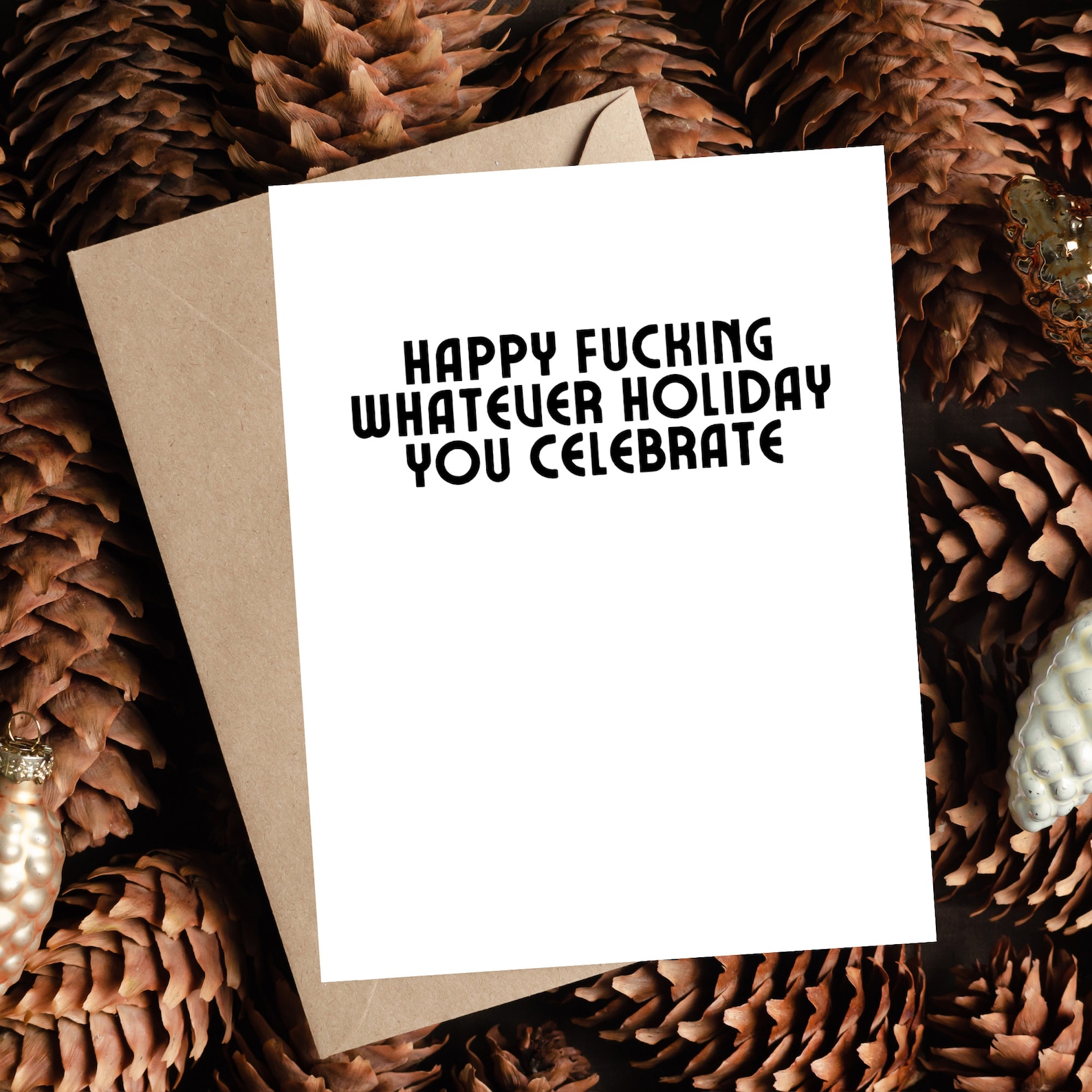 Funny Holiday Card Inappropriate Holiday Card - Etsy