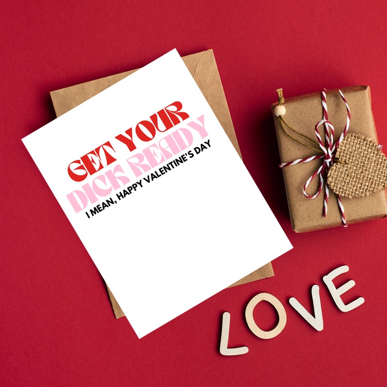 Dirty Valentines Card for Him Raunchy Valentines Day Cards - Etsy