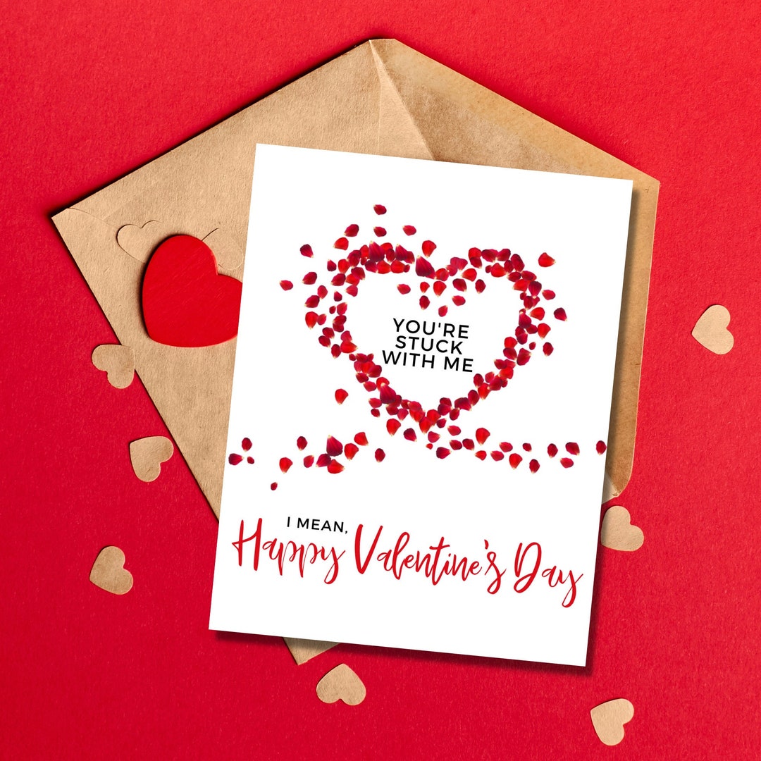 Witty Valentines Day Card | Funny Valentine's Day Card for Spouse | You ...
