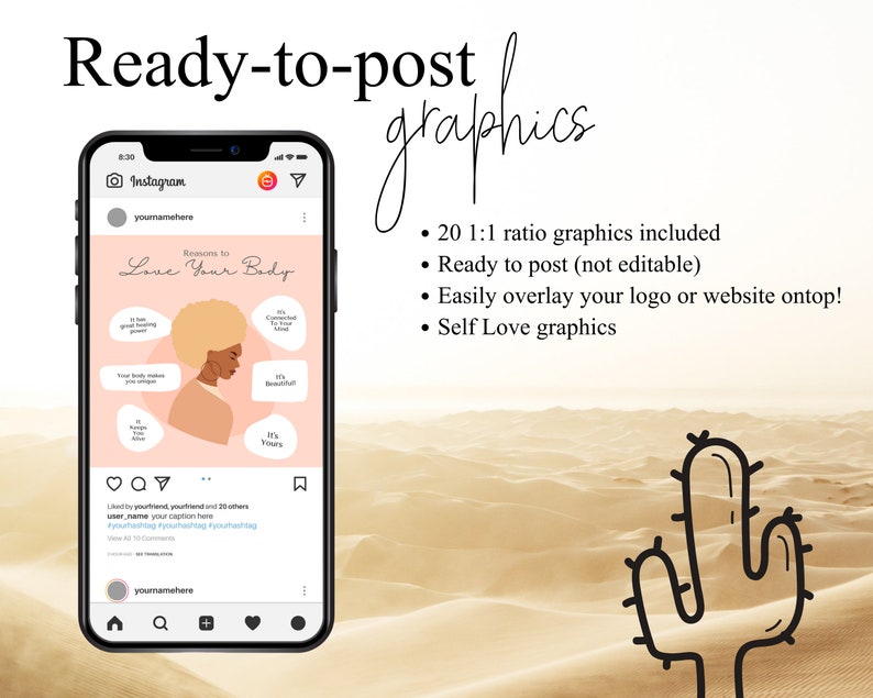 20 Self Care, Self Love Social Media Graphics, Love Yourself, Love ...