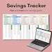Savings Tracker Google Sheets Templates Savings Spreadsheet Savings ...