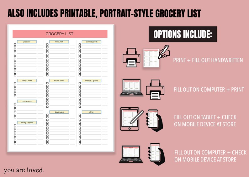 Meal Planner & Automated Grocery List | Meal Planner | Meal Prep ...