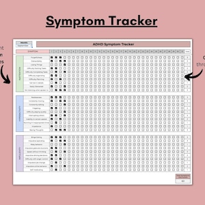 ADHD Planner & Tracker | Google Sheets Template - Etsy