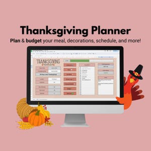 Thanksgiving Planner | Google Sheets Template - Etsy