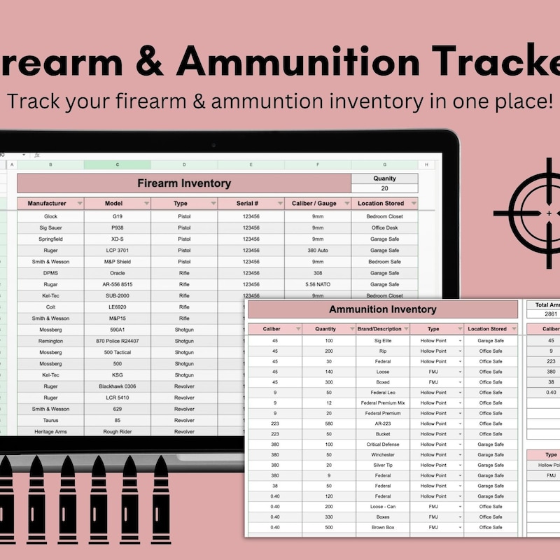 Firearm Inventory - Etsy
