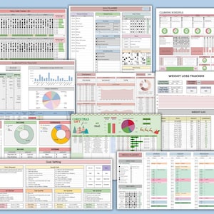 Templates for Life Bundle | Google Sheets | Habit Tracker | Mood ...