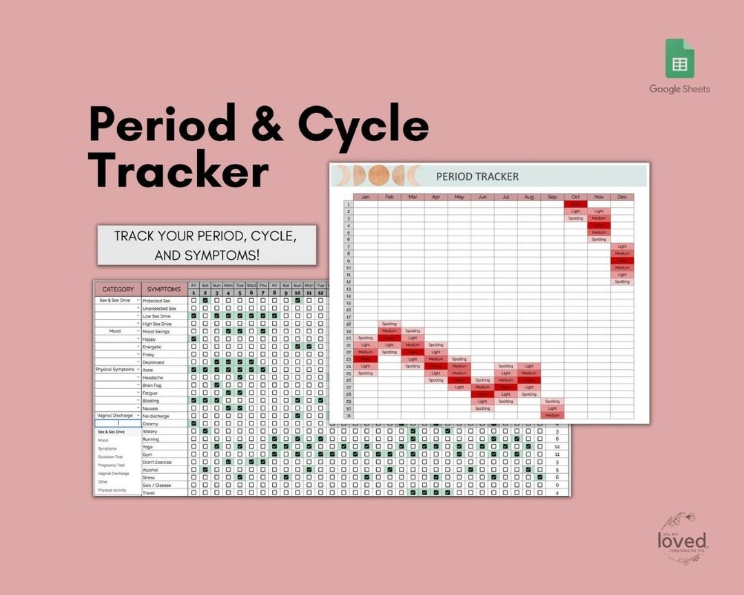 Period Tracker | Menstrual Cycle Tracker | Symptom Tracker | Digital ...