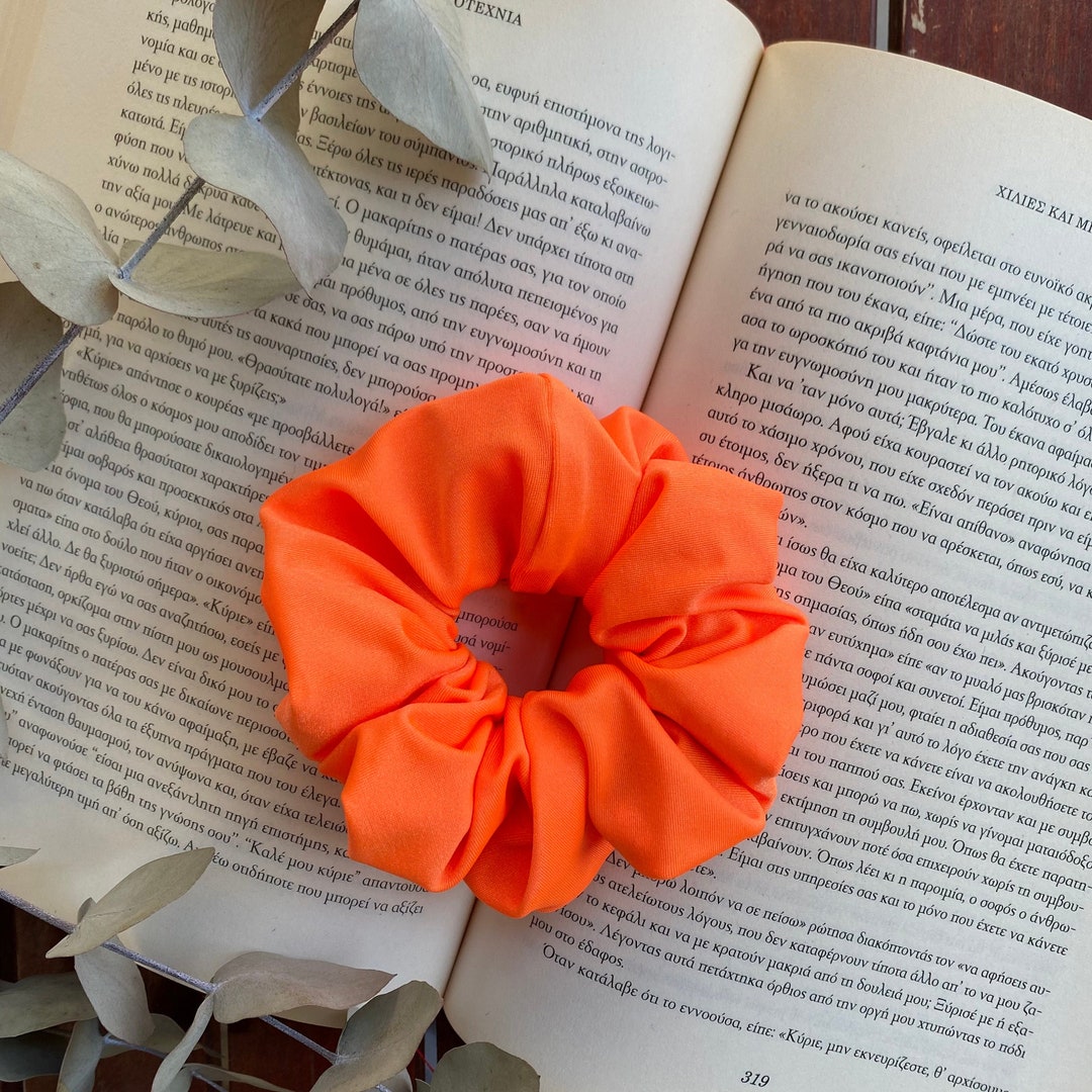 Neon Orange Scrunchie Scrunchie Pack Hair Accessories Hair Bands Neon ...