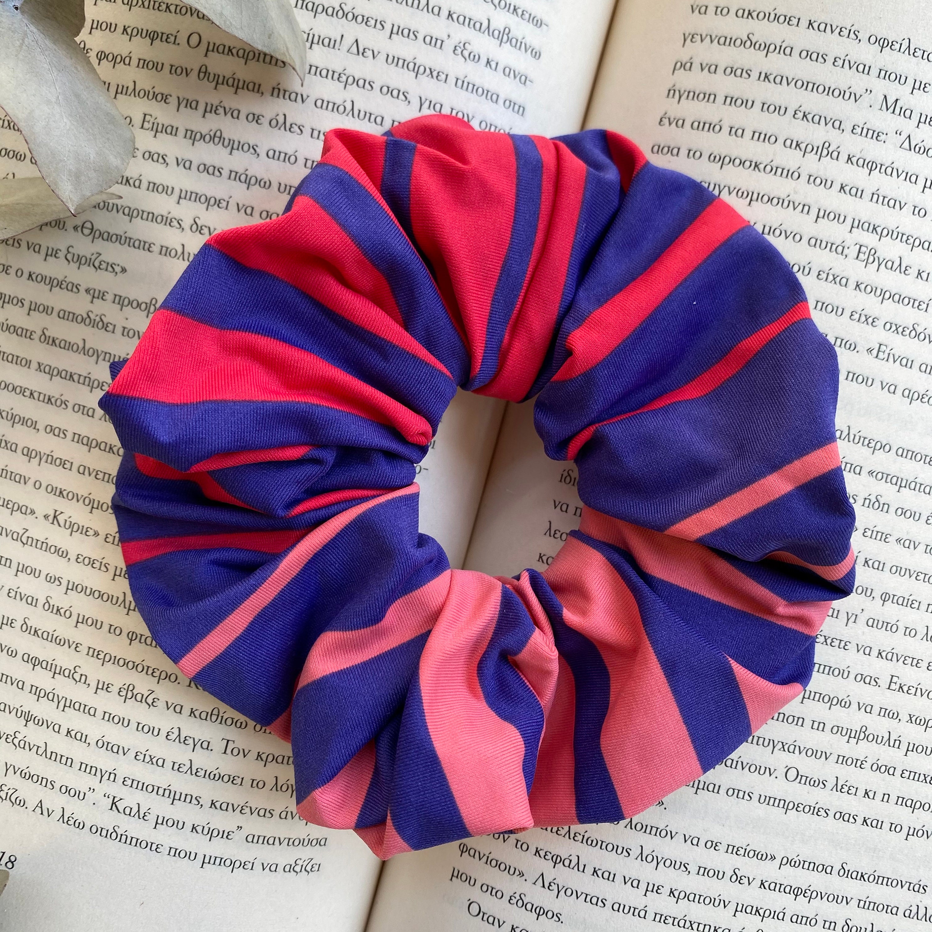 Buy 4 Get 1 Striped Scunchie Scrunchie Pack Elastic Scrunchies - Etsy