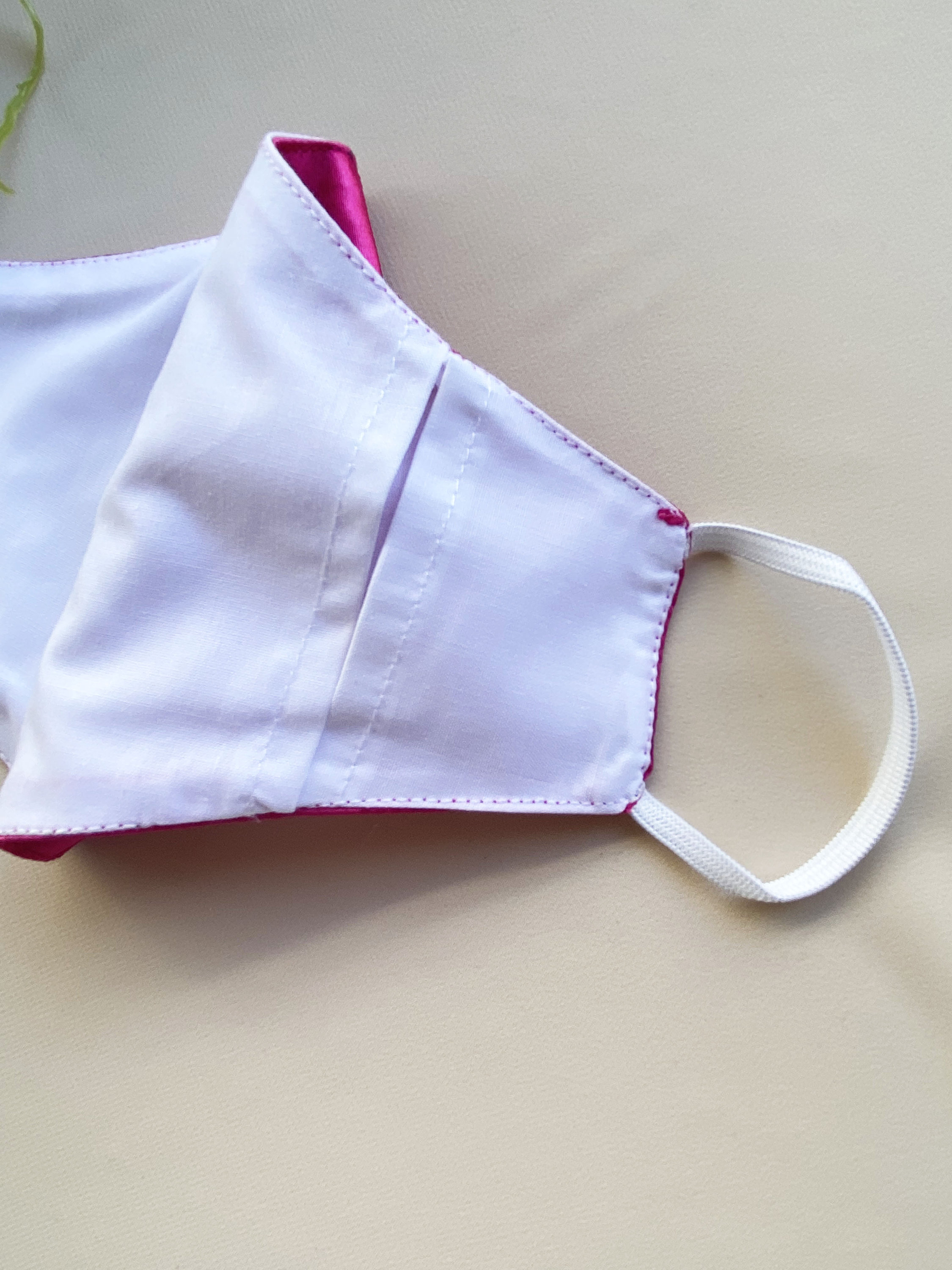 Hot Pink Mask Triple Face Mask Satin Face Mask Washable Face Mask ...