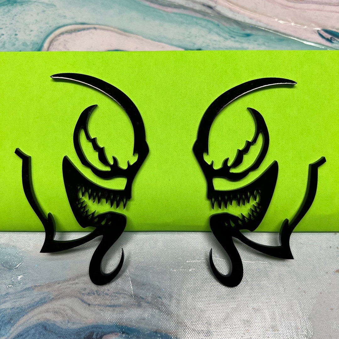 Fender Badges Emblem Venomous Venom | 2 BADGES | Angry Aggressive - Etsy