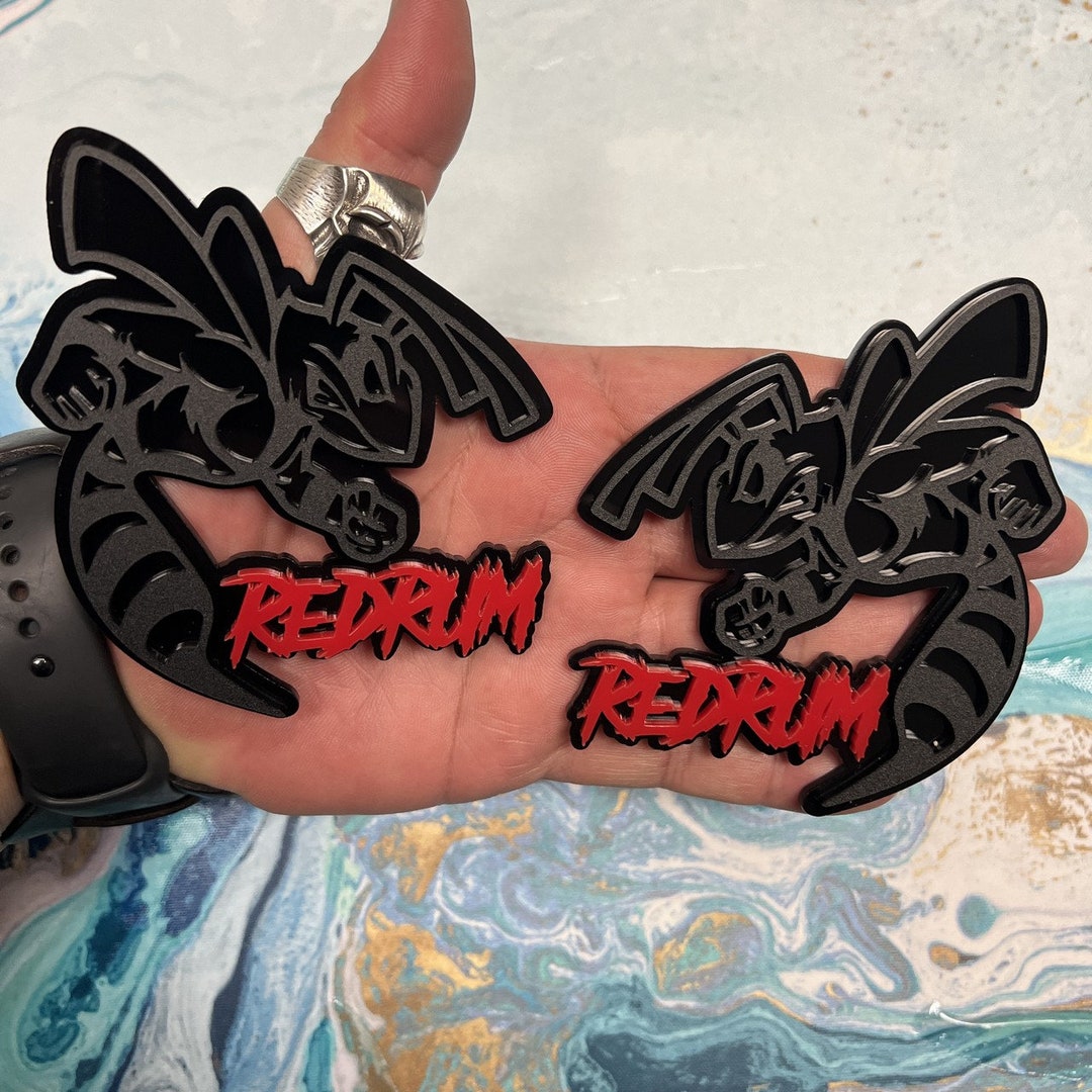 Fender Badges Hornet Emblem Bee Red Redrum | 2 BADGES | Angry Aggressive - Etsy