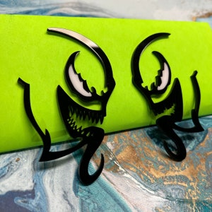 Fender Badges Emblem Venomous Venom With WHITE EYE | 2 BADGES | Angry ...
