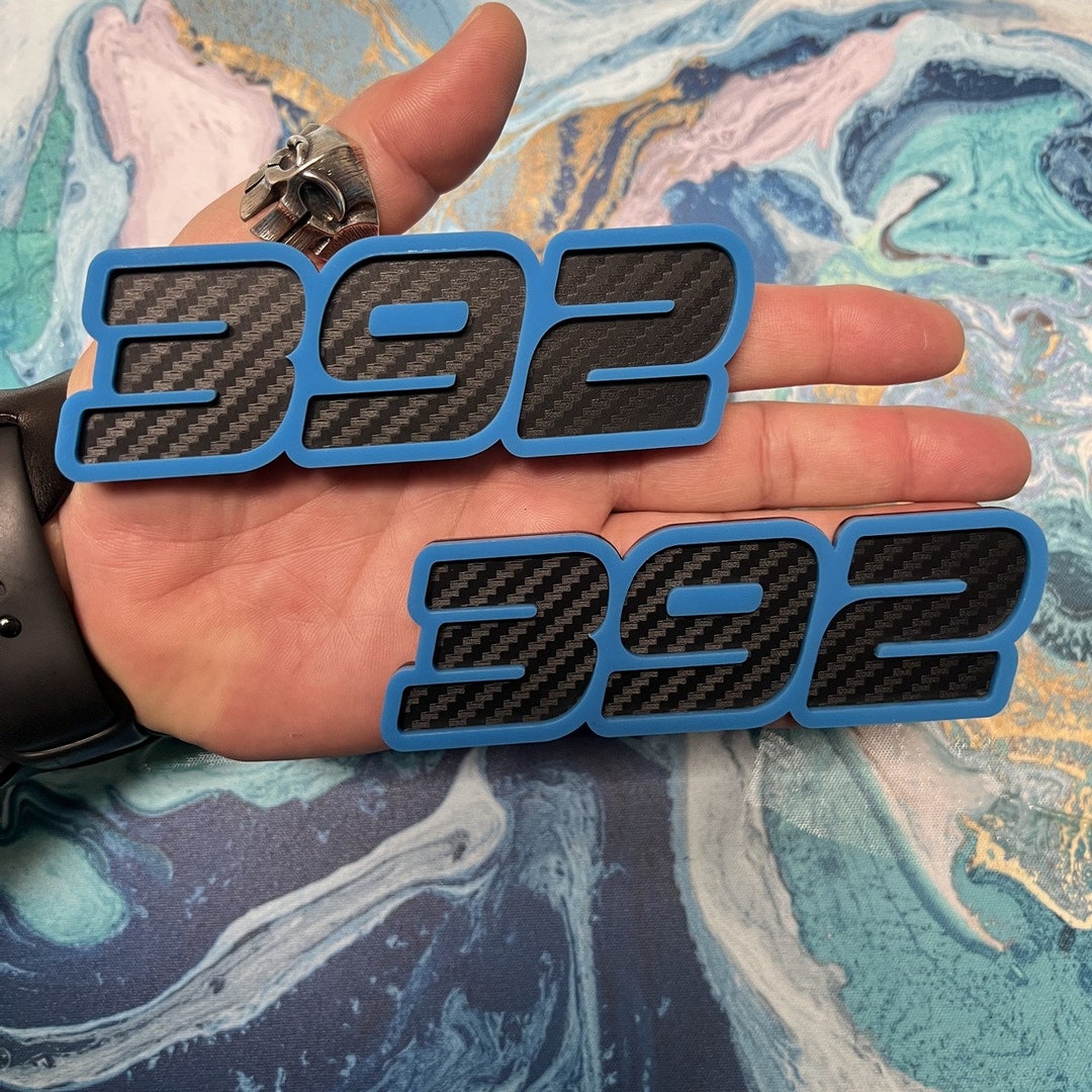 Fender Badges | Number Set Light Blue Premium |2 BADGES| Angry ...