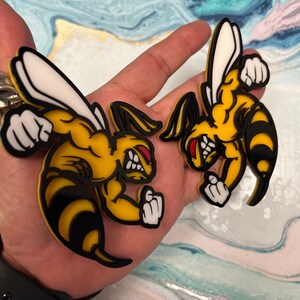 Fender Badges | Hornet BEE SWOLE Emblem Knuckles W/ Red Eye |2 BADGES ...