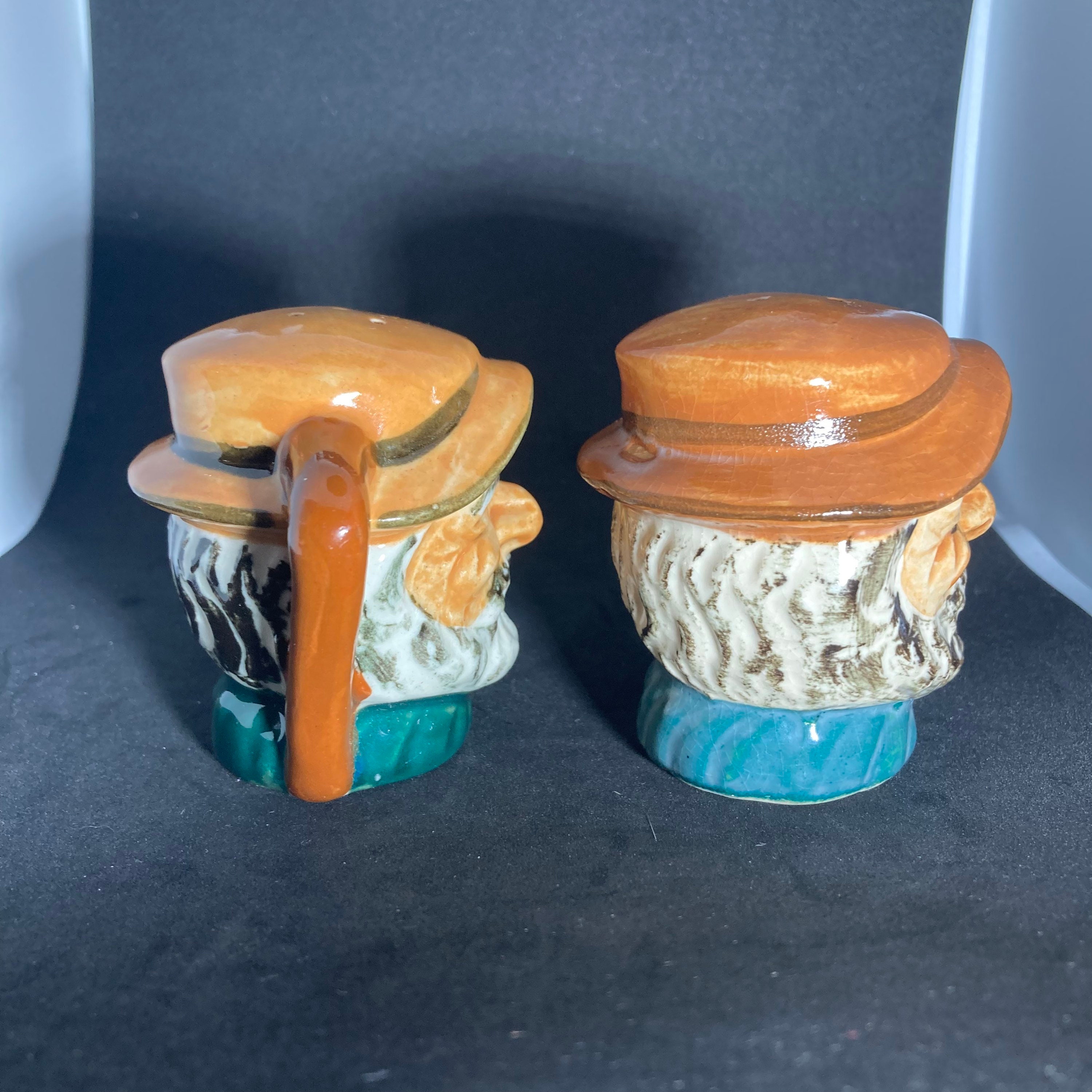 Vintage Pair of Toby Mug Style Salt and Pepper Shakers - Etsy