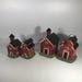 Warren Kimble Sakura Barn Schoolhouse Salt and Pepper Shakers, Creamer ...