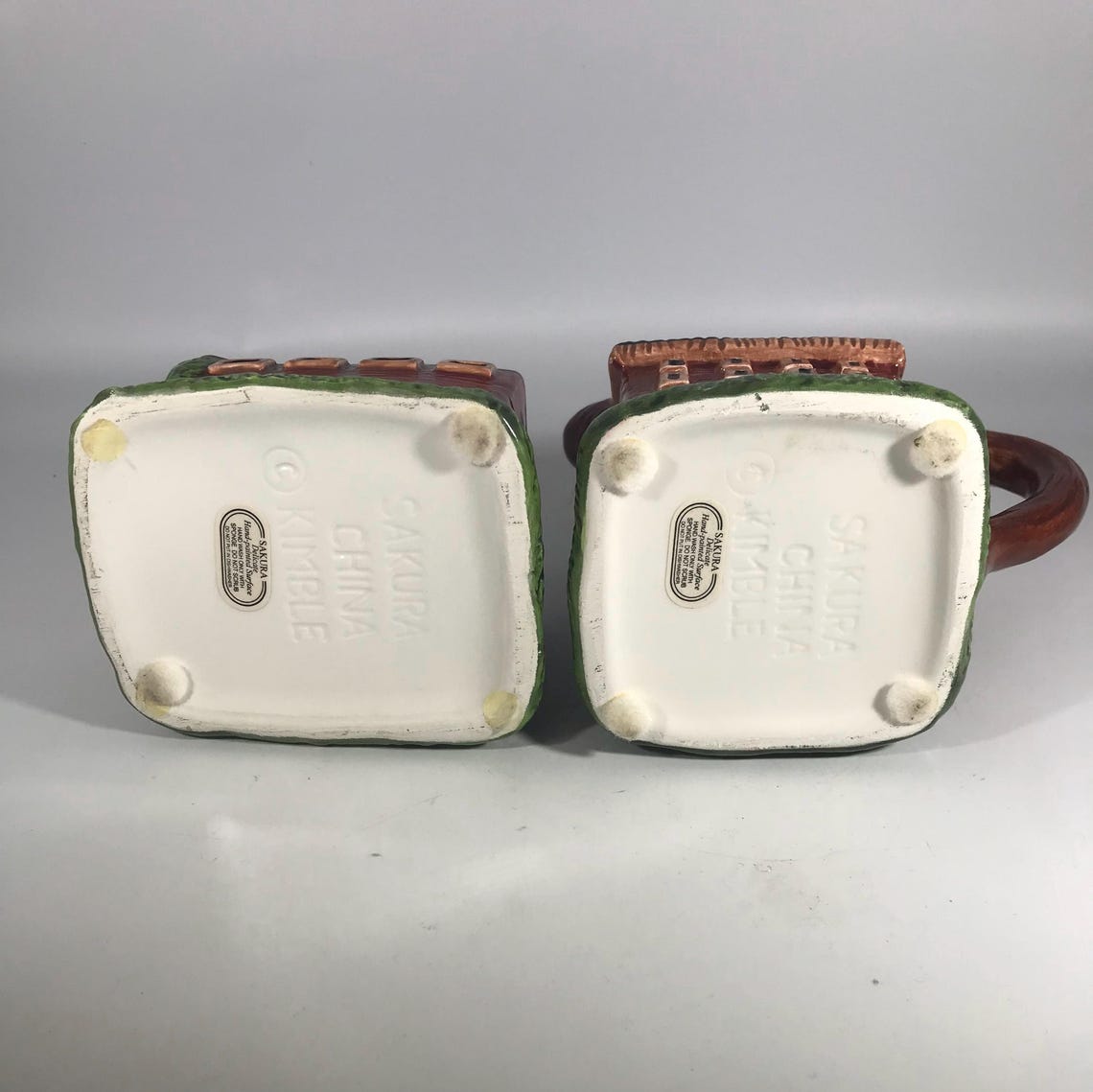 Warren Kimble Sakura Barn Schoolhouse Salt and Pepper Shakers, Creamer ...