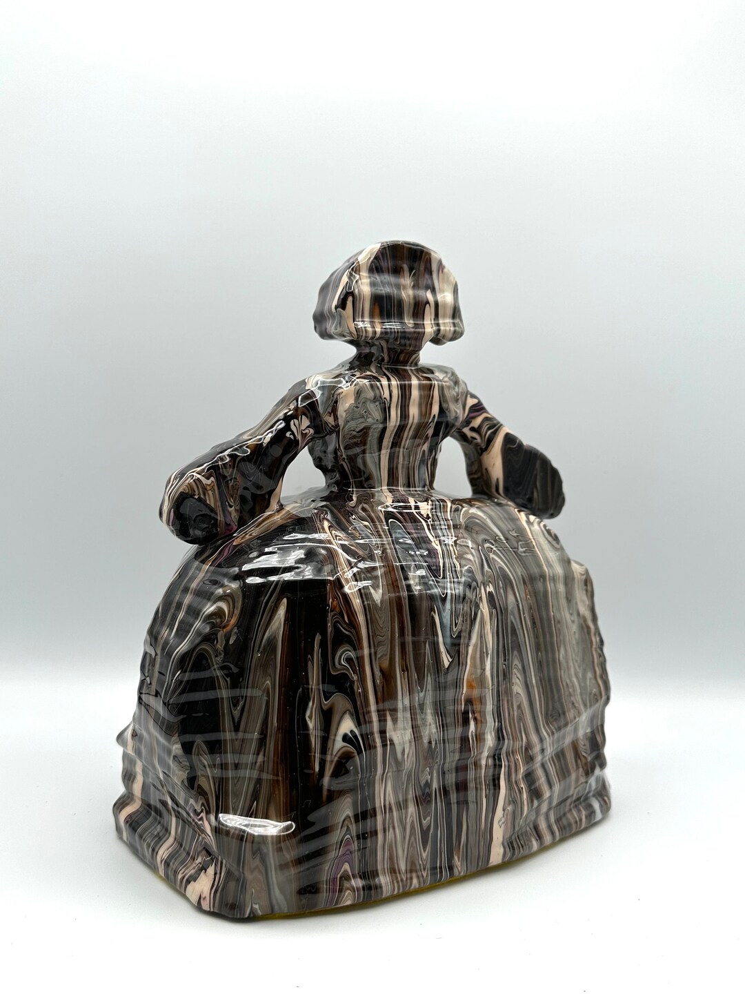 Menina Barskin Sequoia, Multicolored Woman Figure, Sculpture in ...