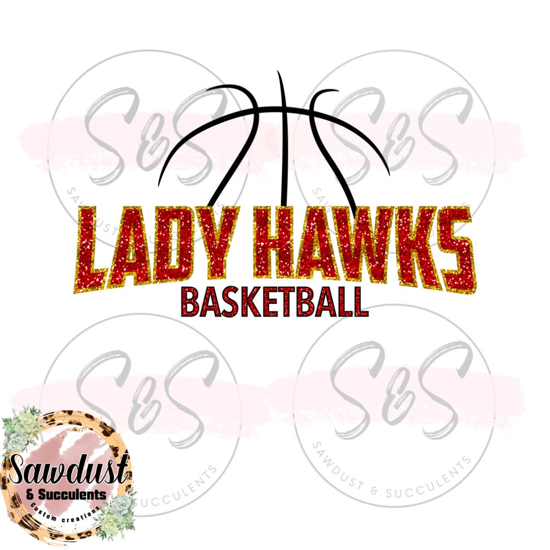 Lady Hawks Basketball PNG DIGITAL FILE - Etsy