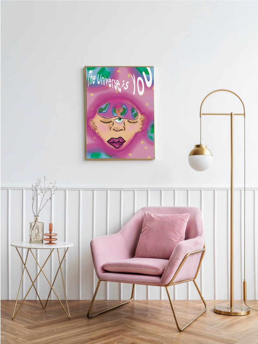 Spiritual Wall Art – Psychedelic Third Eye Poster – Trippy Printable ...