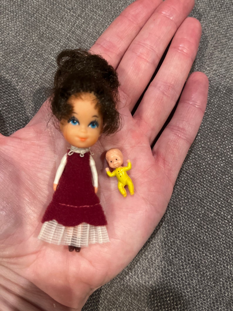 Vintage 1980's the Littles Mrs. Little Doll and Baby Mattel - Etsy