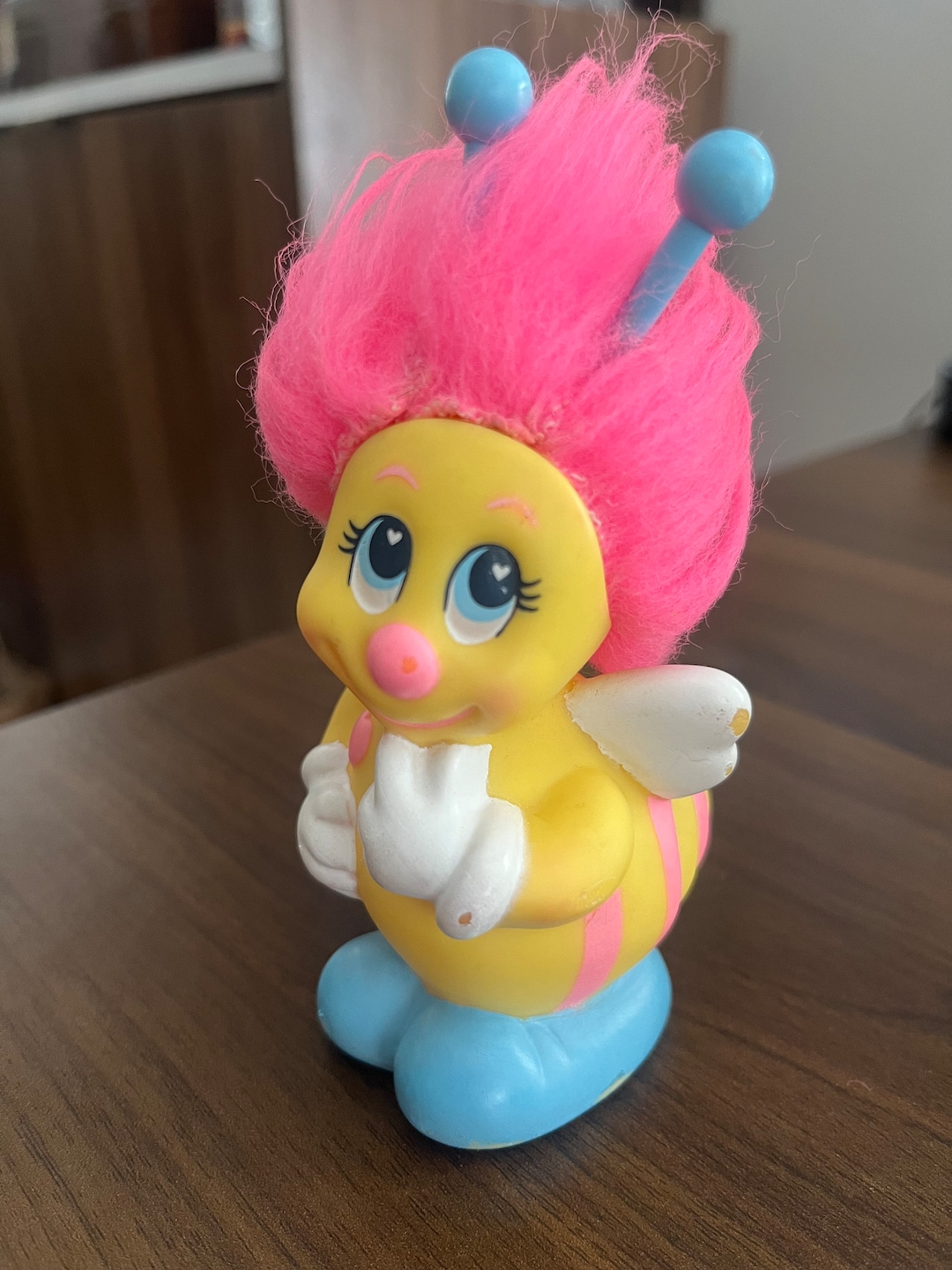 Vintage 1985 Playskool Snugglebumms Snugglebug Button Bee Vinyl Figure ...