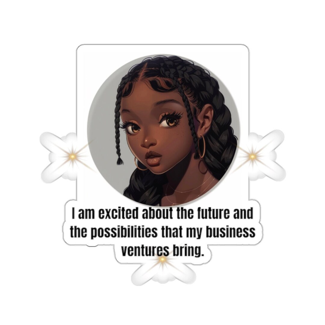 Positive Affirmations Vinyl Sticker Boost Your Mood & Mindset Positive ...