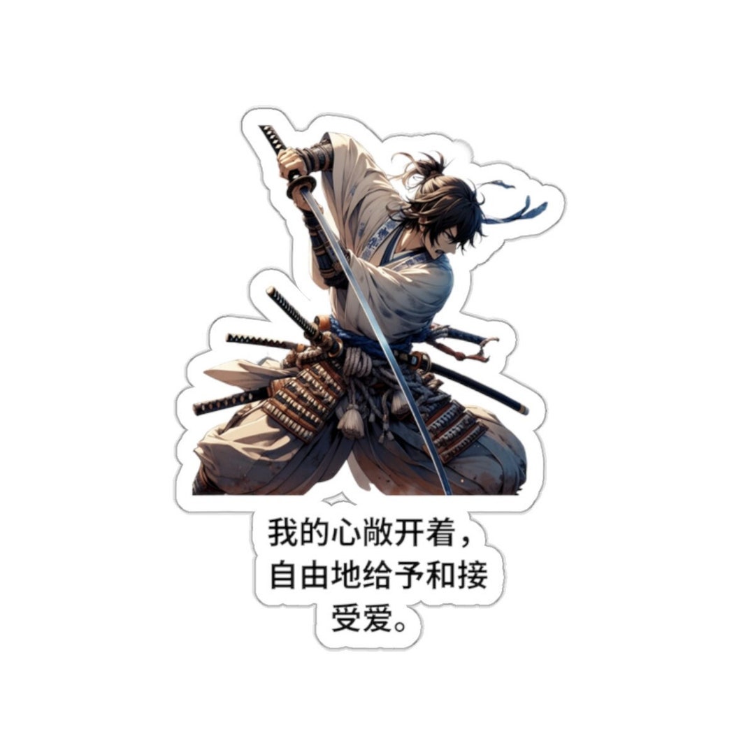 Chinese Anime Positive Affirmation Vinyl Stickers, Rare, Gift Ideas ...