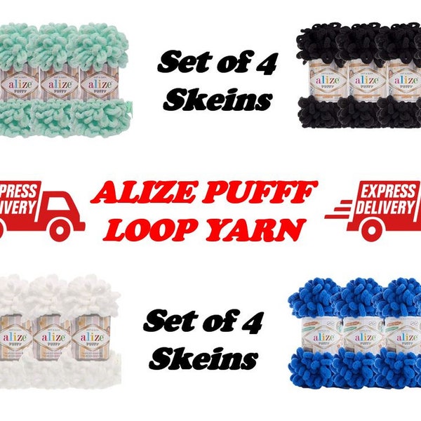 Alize Puffy Yarn - Etsy