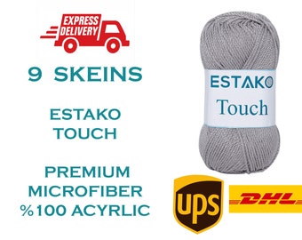 Premium Micro Acrylic Strectch Yarn Knitting Crochetting by - Etsy