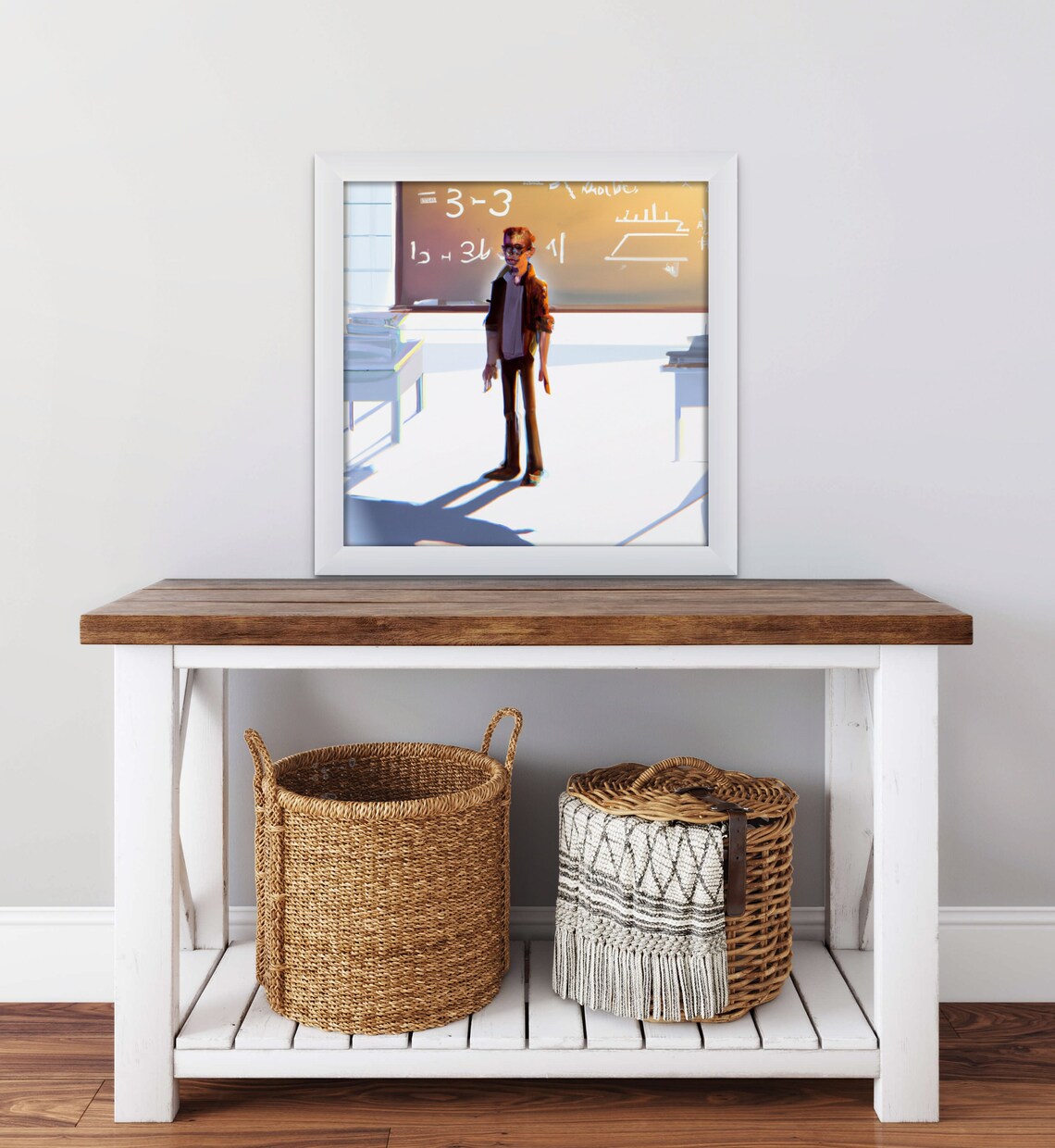 Printable Poster Math Teacher. Mathematics Class Lesson Eduction. Male ...