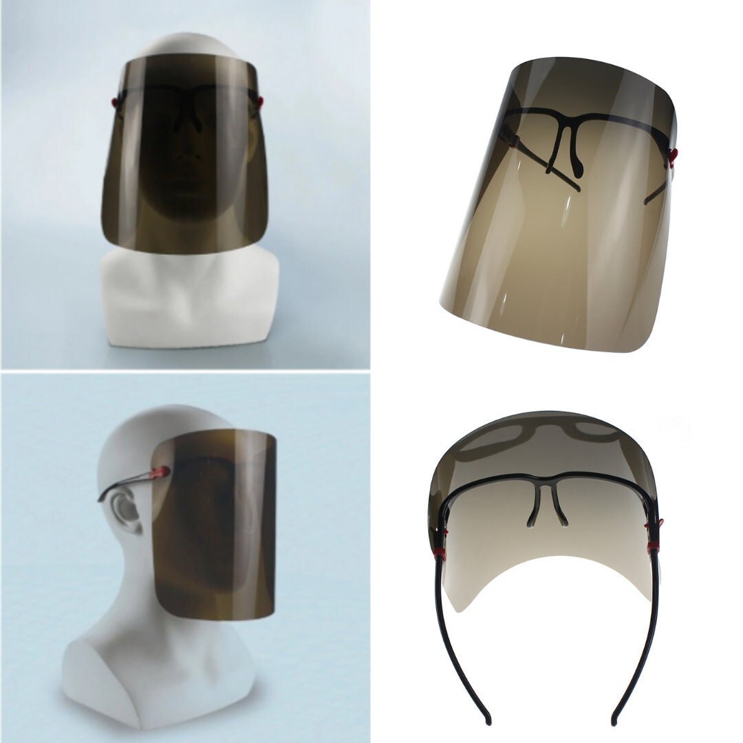 Custom Tinted Multi-use Face Shield reusable and Durable. - Etsy