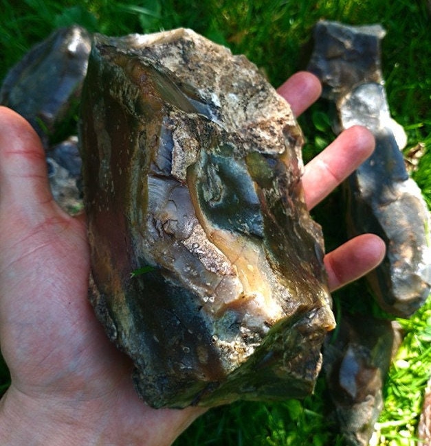 Flint Natural Stone Chunks for Use With Flint and Steel - Etsy