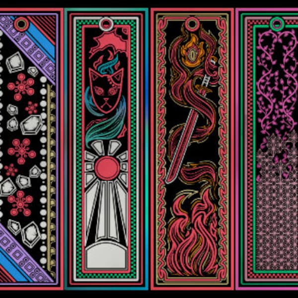 Demon Slayer Bookmark - Etsy