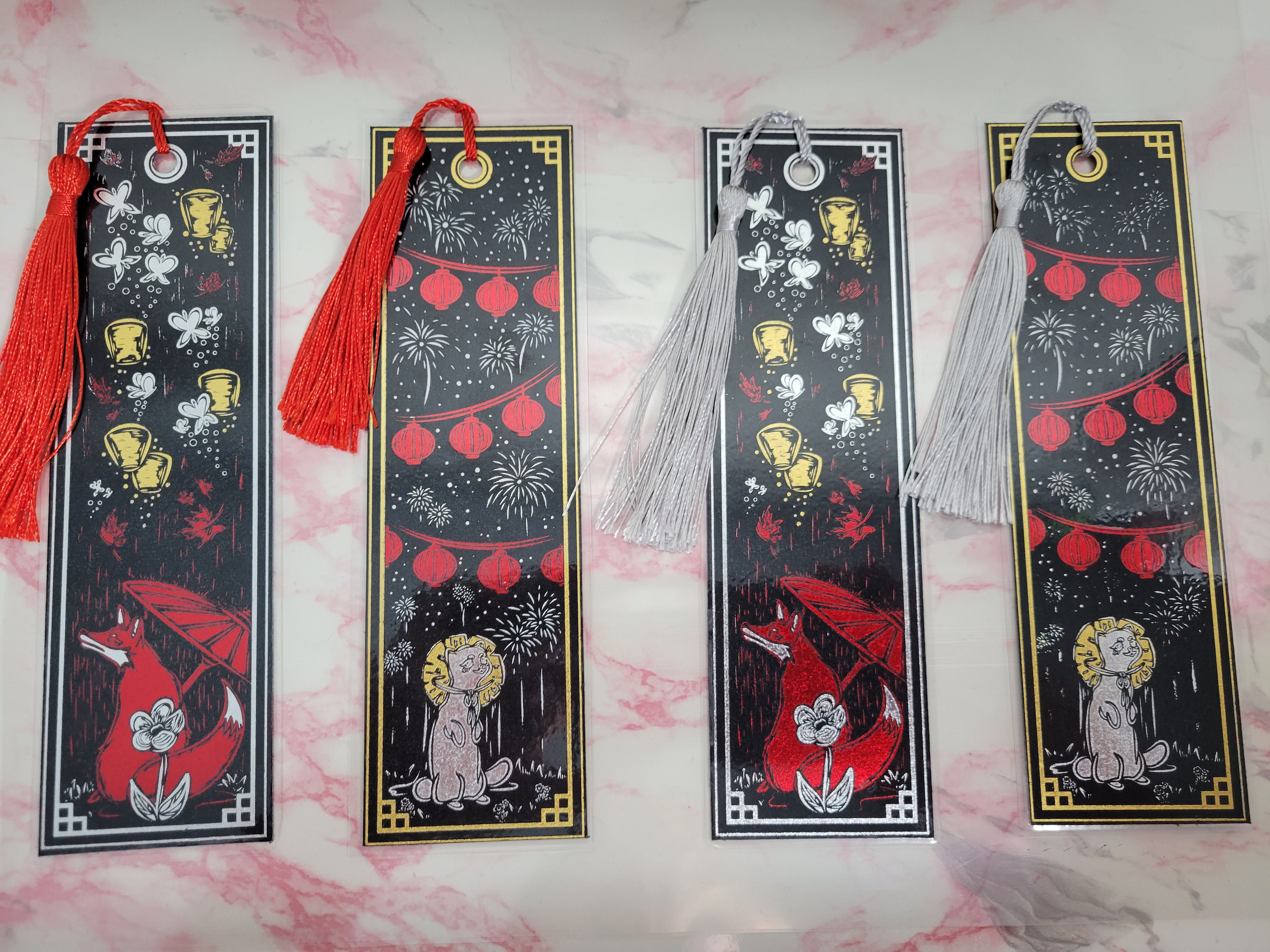 Hualian TGCF Foil Bookmarks - Etsy